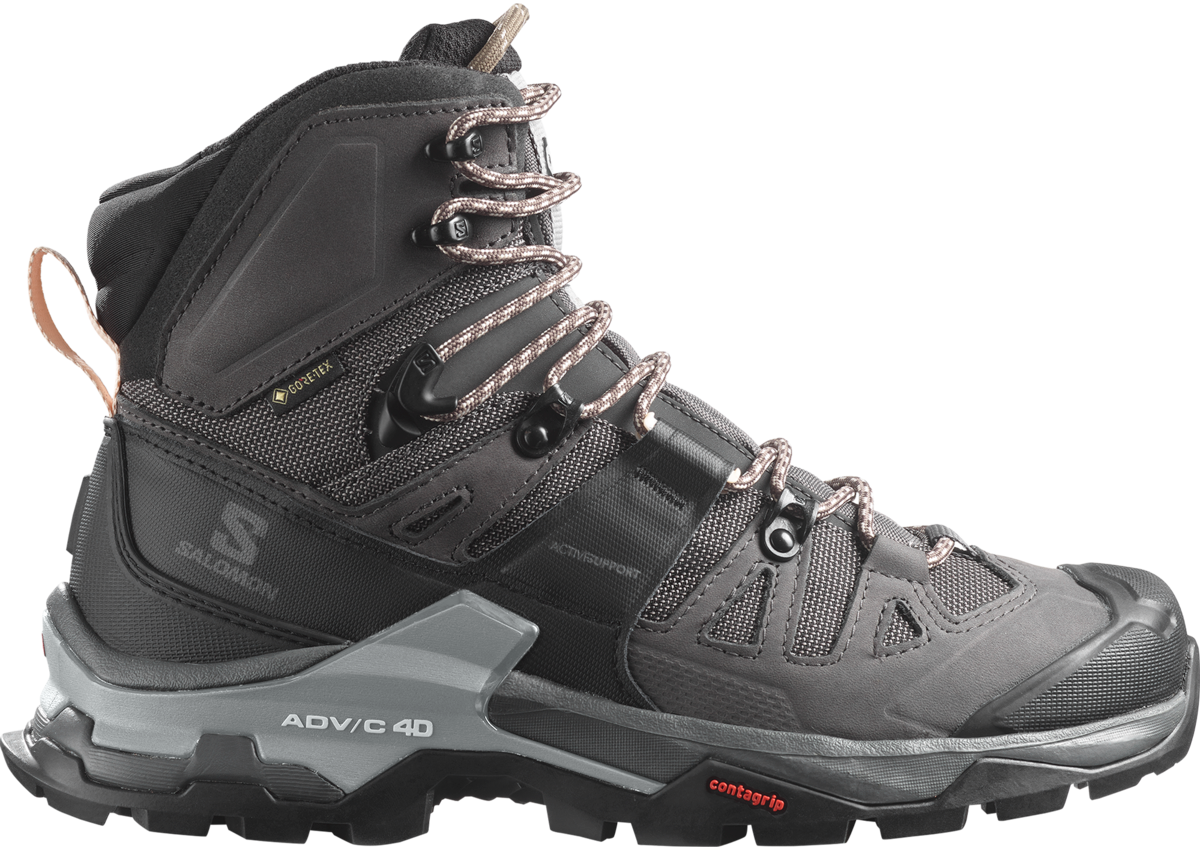 Buty Salomon Quest 4 GTX Gore-Tex W Magnet/Black/Sun Kiss 470002 - BUTY ...