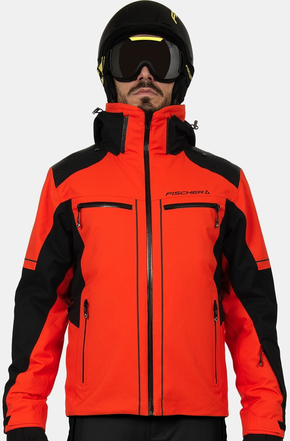 Kurtka Fischer RC4 Jacket Red Tomato 2024 - FISCHER - Sport2002.pl