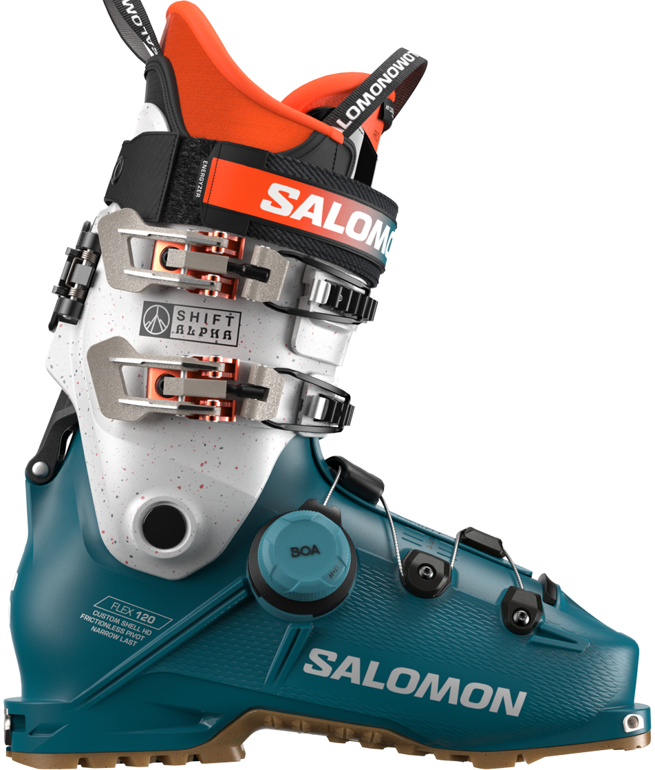 Buty Salomon Shift Alpha BOA 120 Dragonfly/Silver Met./Orange Tiger ...
